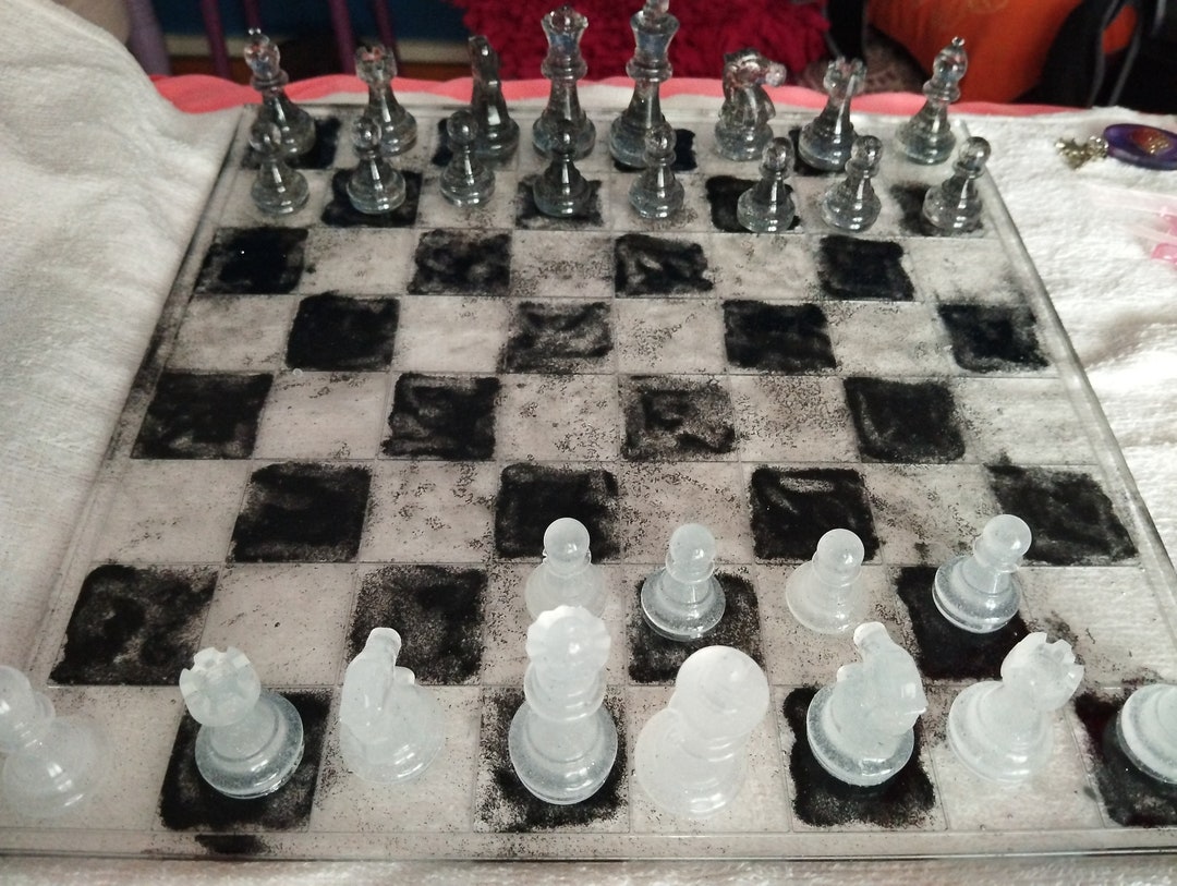 Epoxy Chess Set - Etsy