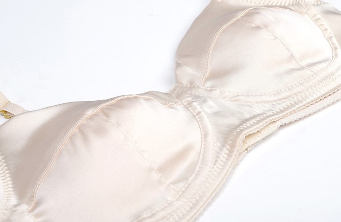 Full Coverage Silky Stretched Lounge Bralette, Wireless Bra , Seamless ...