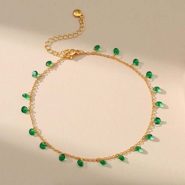 Green Gemstone - Etsy