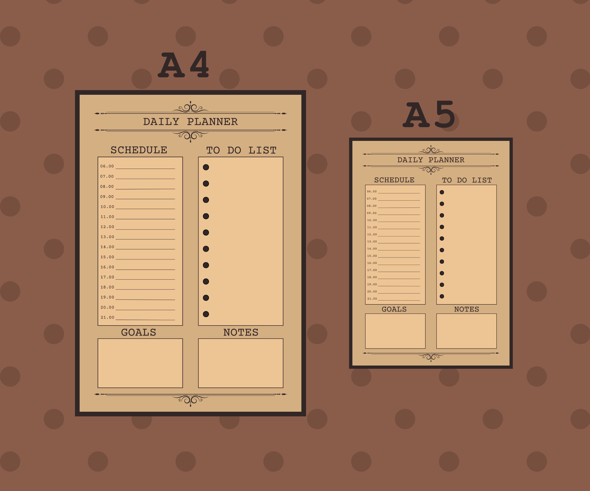 Daily Planner Inspired by Wednesday Addams Typewriter Stationery A4/A5 ...