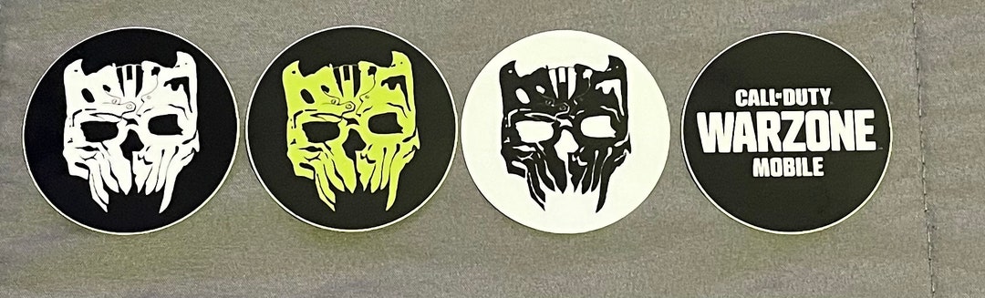 Mobile Warzone Ghost Sticker Bundle - Etsy
