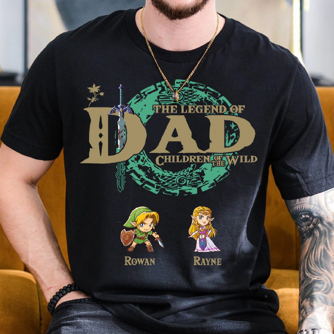 Custom the Legend of Dad Children of the Wild With Kids Name Shirt ...