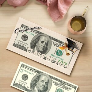 Custom Congratulation Graduation Money Holder, Graduation Gift, Class ...