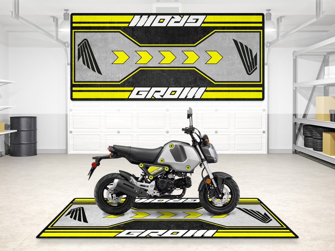 Motorcycle Personalized Rug Honda Grom Accesorries Floor Bottom Pit Mat ...