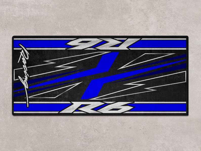 Yamaha R6 Motorcycle Personalized Rug Accesorries Floor Bottom - Etsy