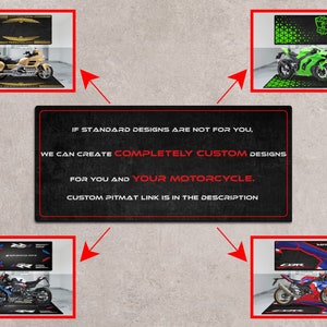 Yamaha Motorcycle Personalized Rug Accesorries Floor Bottom Pit Mat ...
