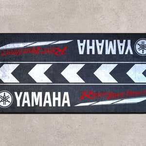 Yamaha Motorcycle Personalized Rug Accesorries Floor Bottom Pit Mat ...