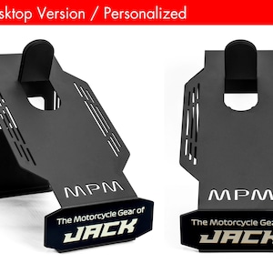 Exquisite Metal Helmet Holders for Motorcycles | Convenient Desk & Wall ...