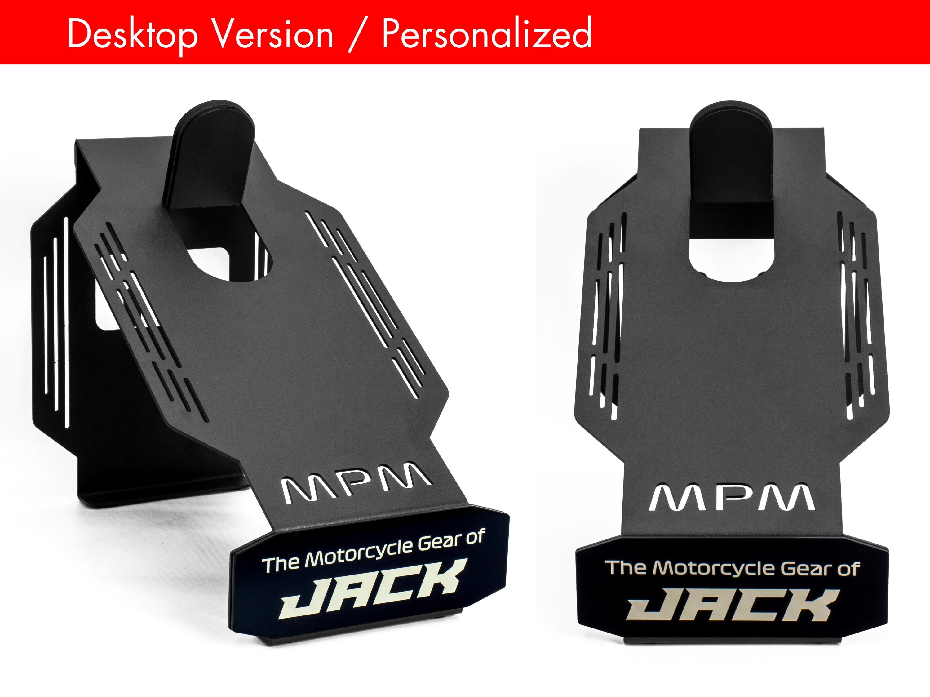 Stylish Motorcycle Metal Helmet Holders | Practical Wall & Desktop ...