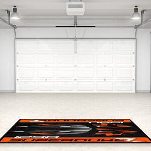 KTM 1290 Super Duke R Motorcycle Personalized Rug Floor Bottom Garage ...