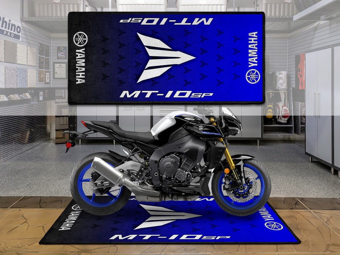 Yamaha MT-10 SP Motorcycle Personalized Rug Accesorries Floor Bottom ...