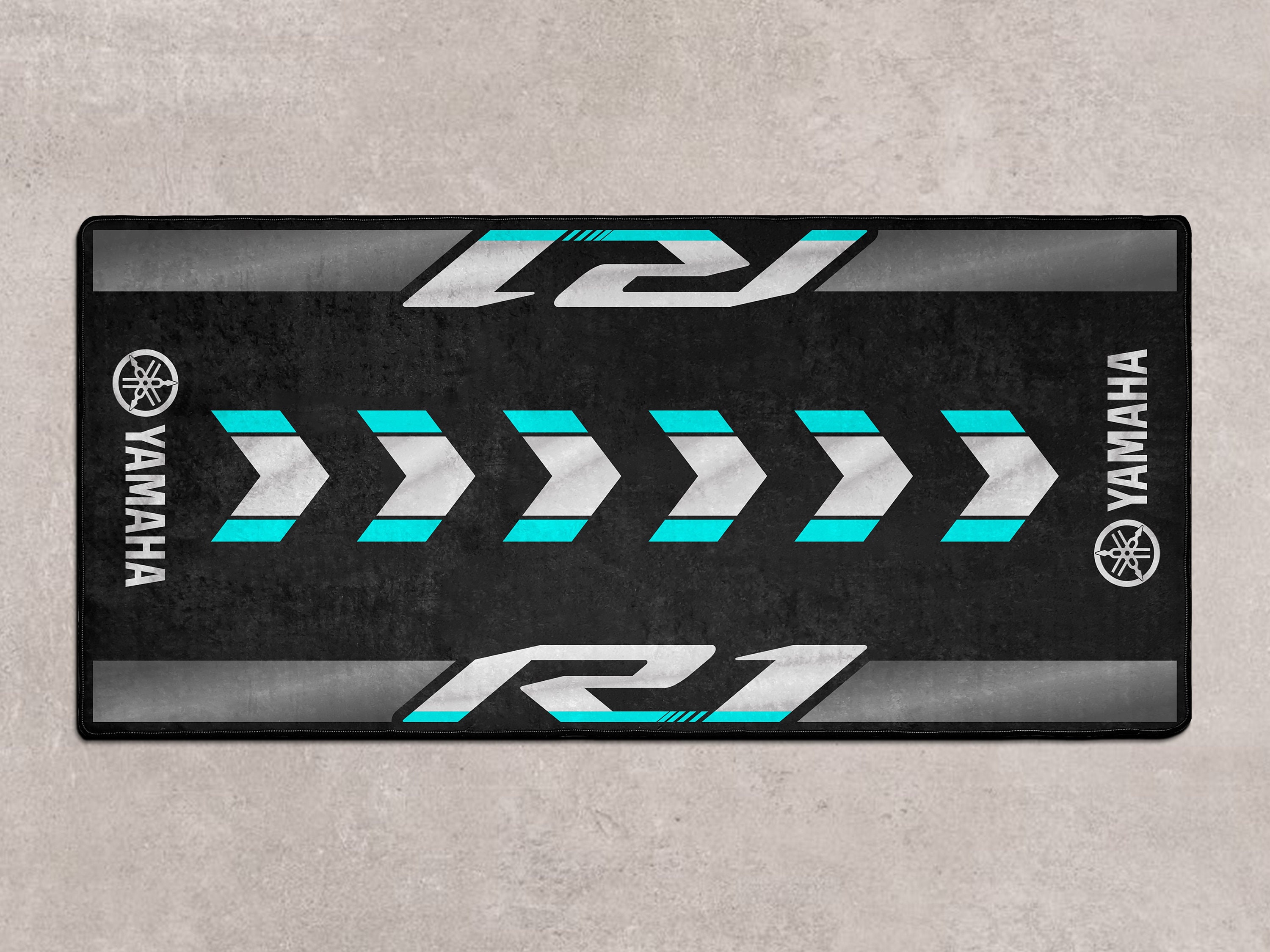 Yamaha R1 Motorcycle Personalized Rug Accesorries Floor Bottom Pit Mat ...