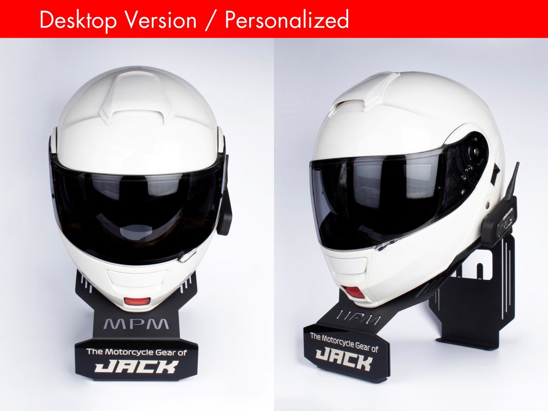 Exquisite Metal Helmet Holders for Motorcycles | Convenient Desk & Wall ...