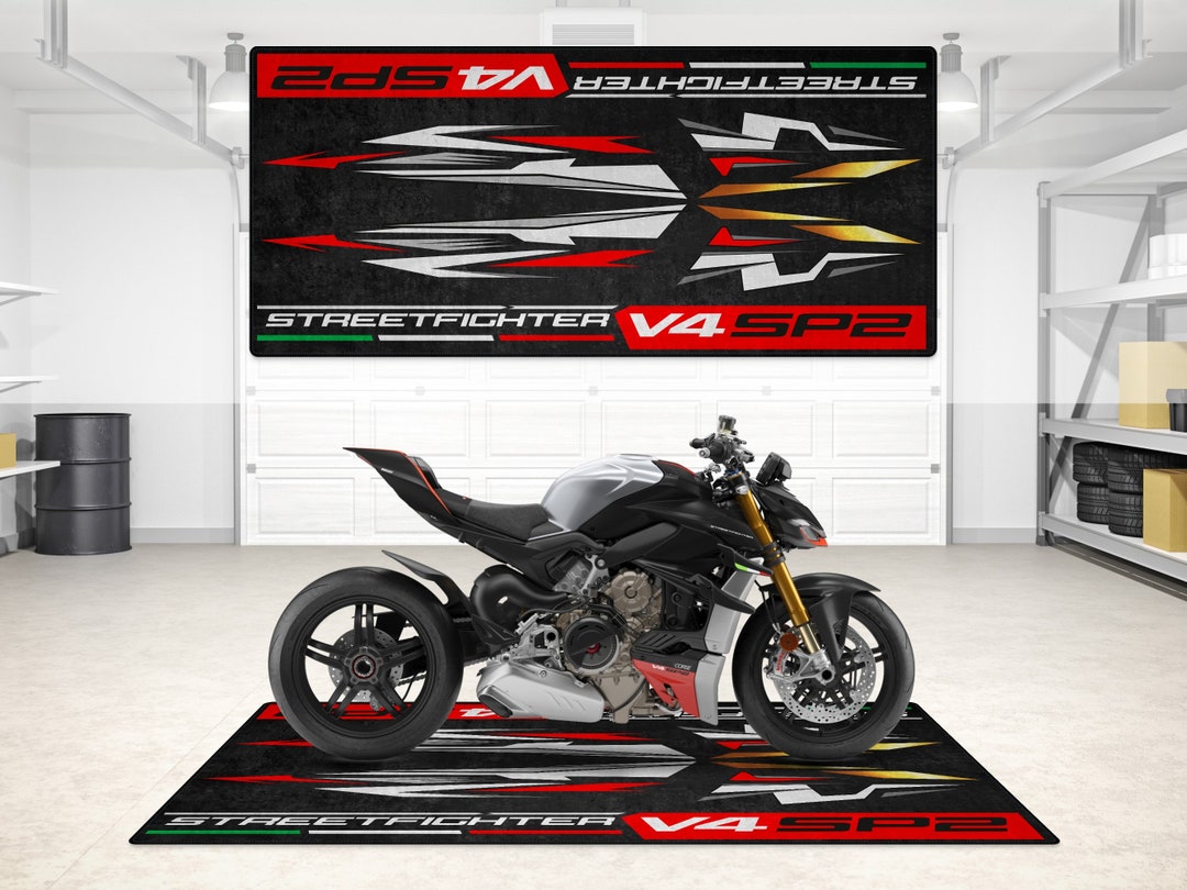 Ducati Streetfighter V4 SP2 Personalized Rug Motorcycle Floor Bottom ...