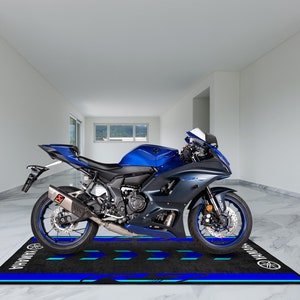 Yamaha R7 Motorcycle Personalized Rug Accesorries Floor Bottom Pit Mat ...