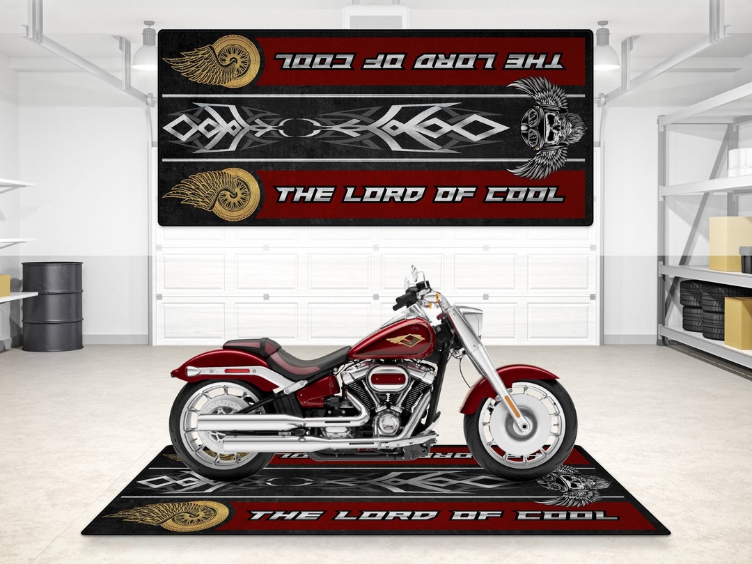 Personalized Display Mat for Harley Davidson & Custom Motorcycle Models ...