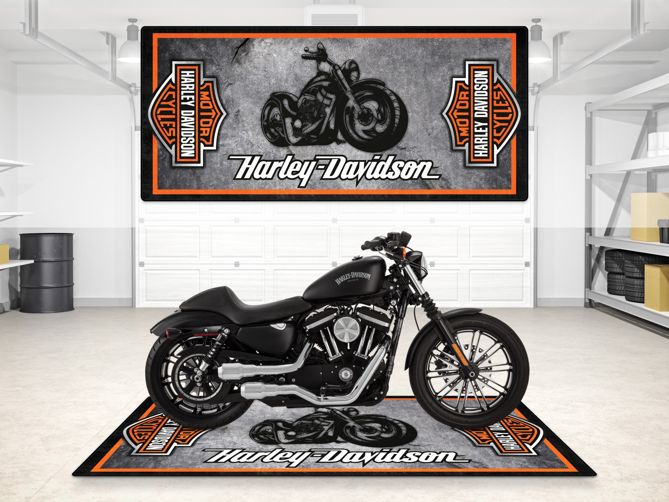 Harley Davidson Patio Mats