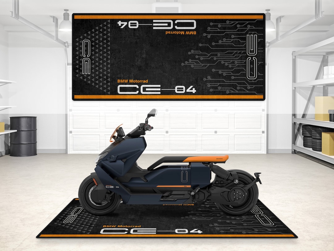 Design for BMW CE 04 Pitmat Motorcycle Personalized Floor Bottom Mat ...