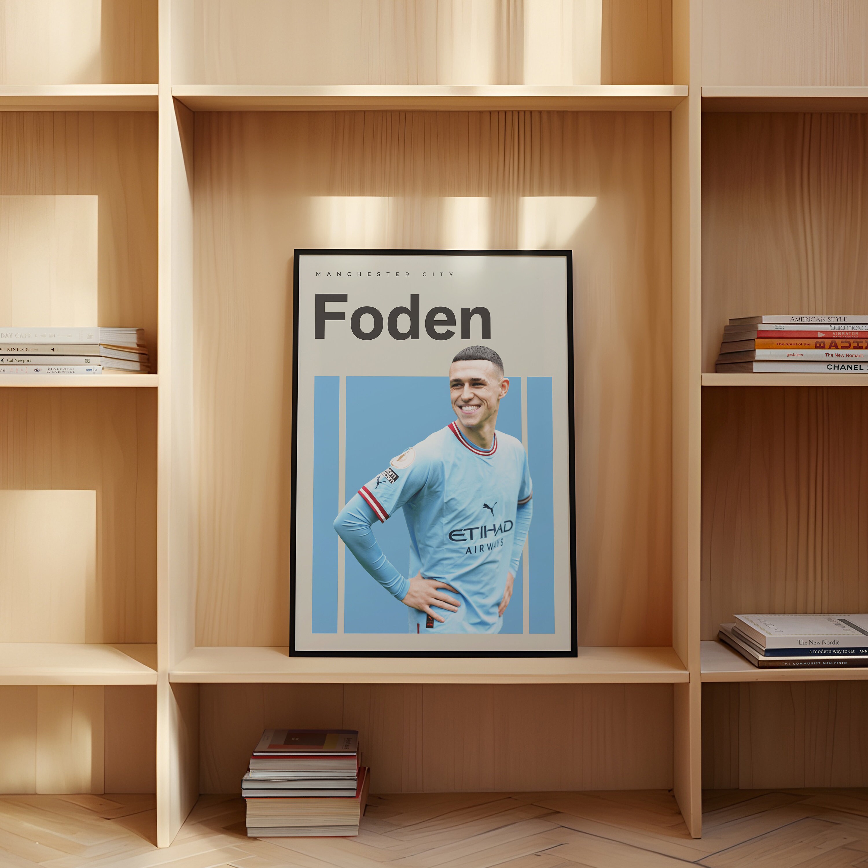 Foden Poster Manchester City Poster Manchester City Wall Art Manchester ...