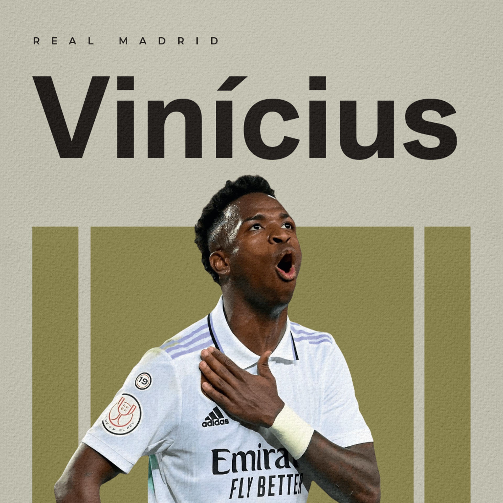 Vinicious Jr Real Madrid, La Liga, Minimalist Football Posters, Soccer ...