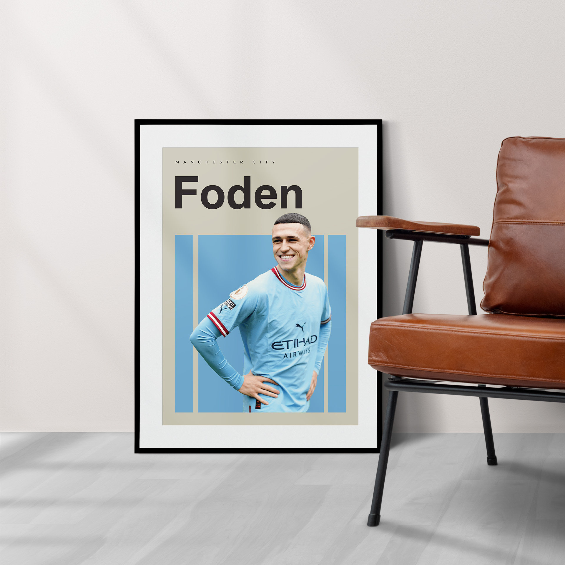 Foden Poster Manchester City Poster Manchester City Wall Art Manchester ...