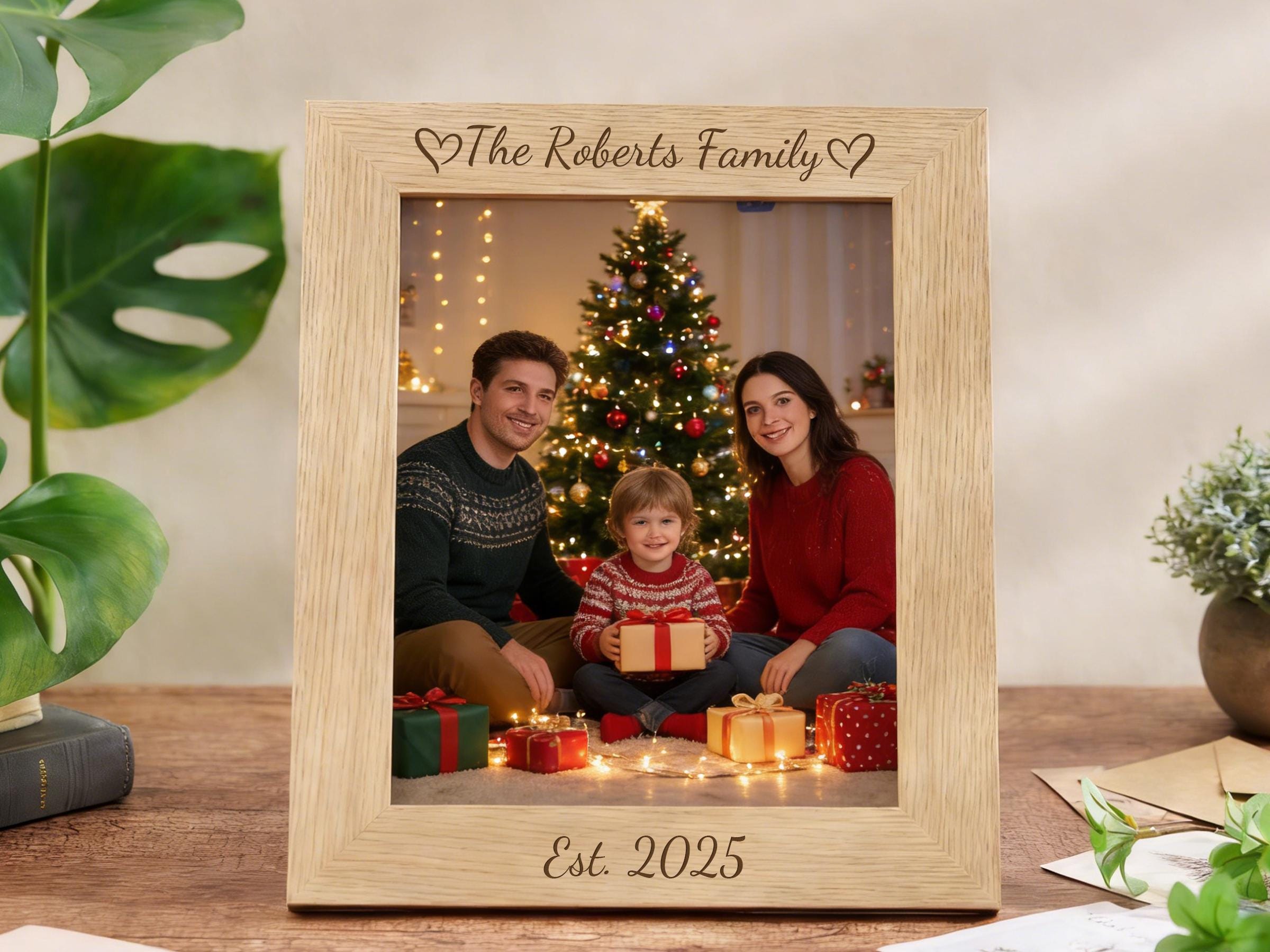 Custom Wood Photo Frame,personalised Photo Frame,wedding Photo Frame ...