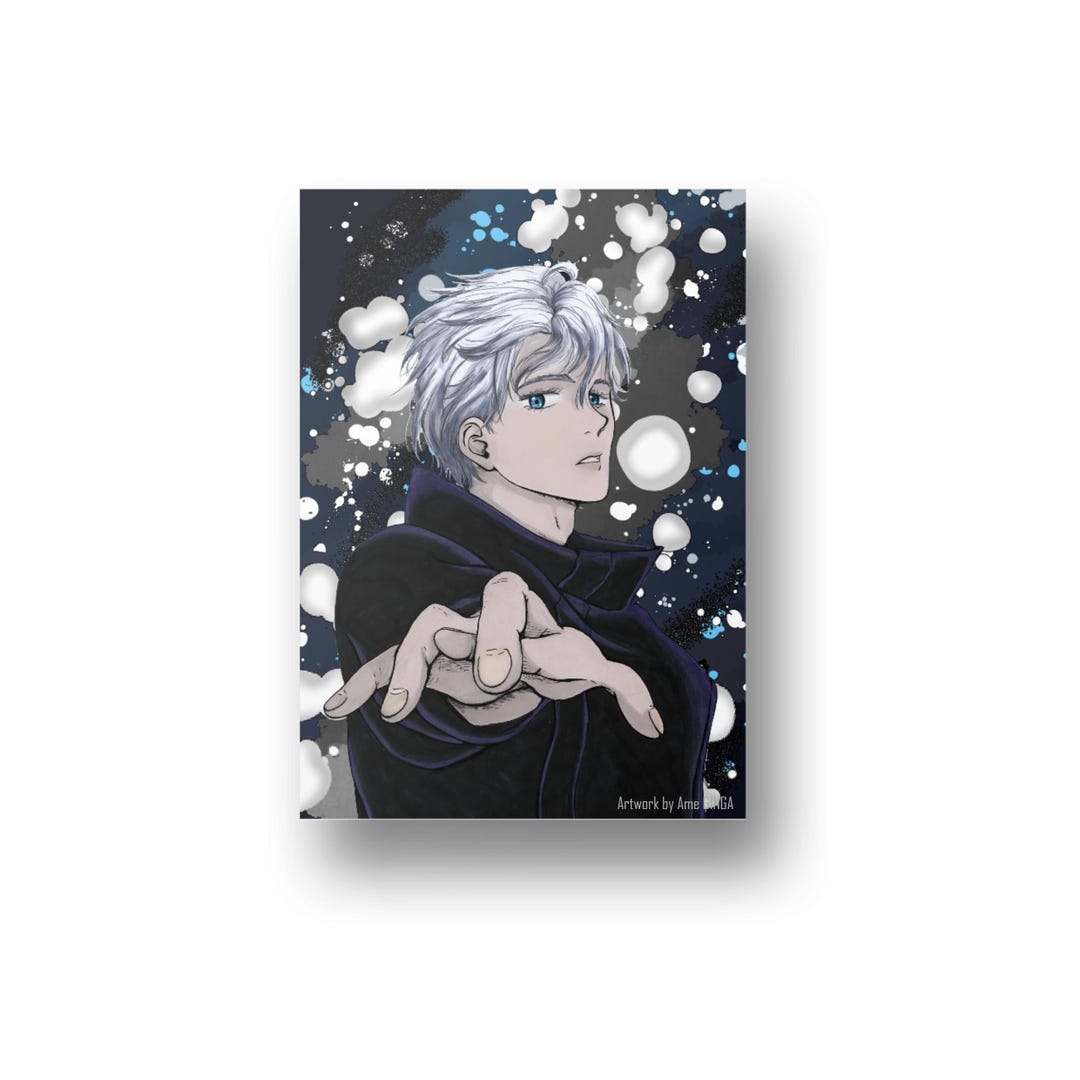 Poster A3 Gojo Satoru Jujutsu Kaisen - Etsy France
