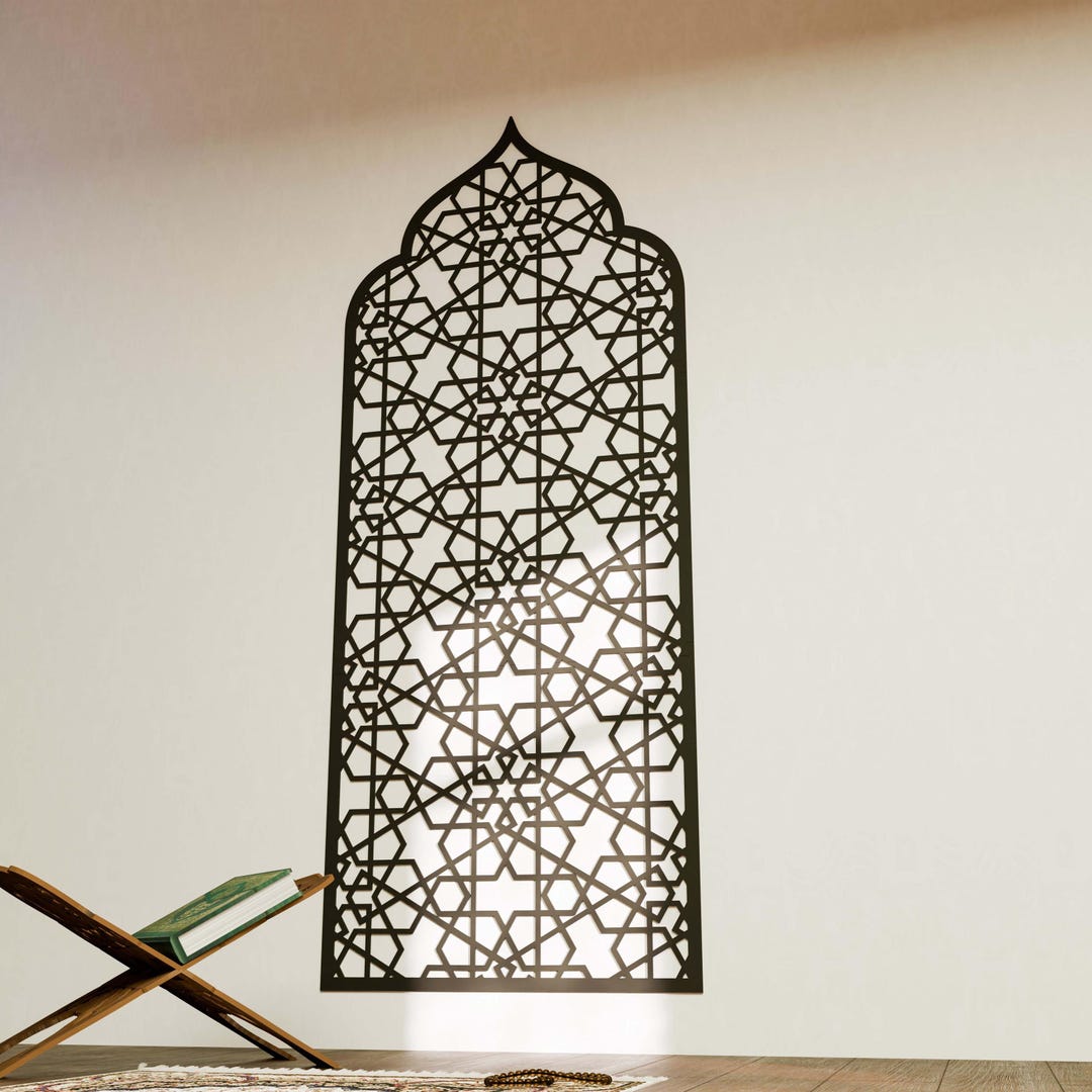 Mihrab Islamic Wall Art Mehraab for Muslim Prayer Room Moroccan ...
