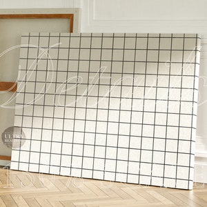 7x5 Cotton Canvas Mockup, Horizontal Painting Mockup, Minimalist Artist ...