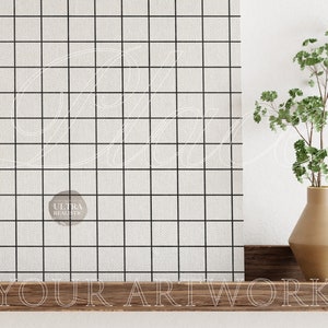 4x3 Horizontal Cotton Canvas Frame Mockup, Canvas Mockup on Picture ...