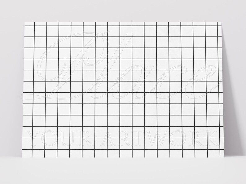 A4 A3 Poster Mockup, 7x5 Simple Poster Display Mockup, Modern ...