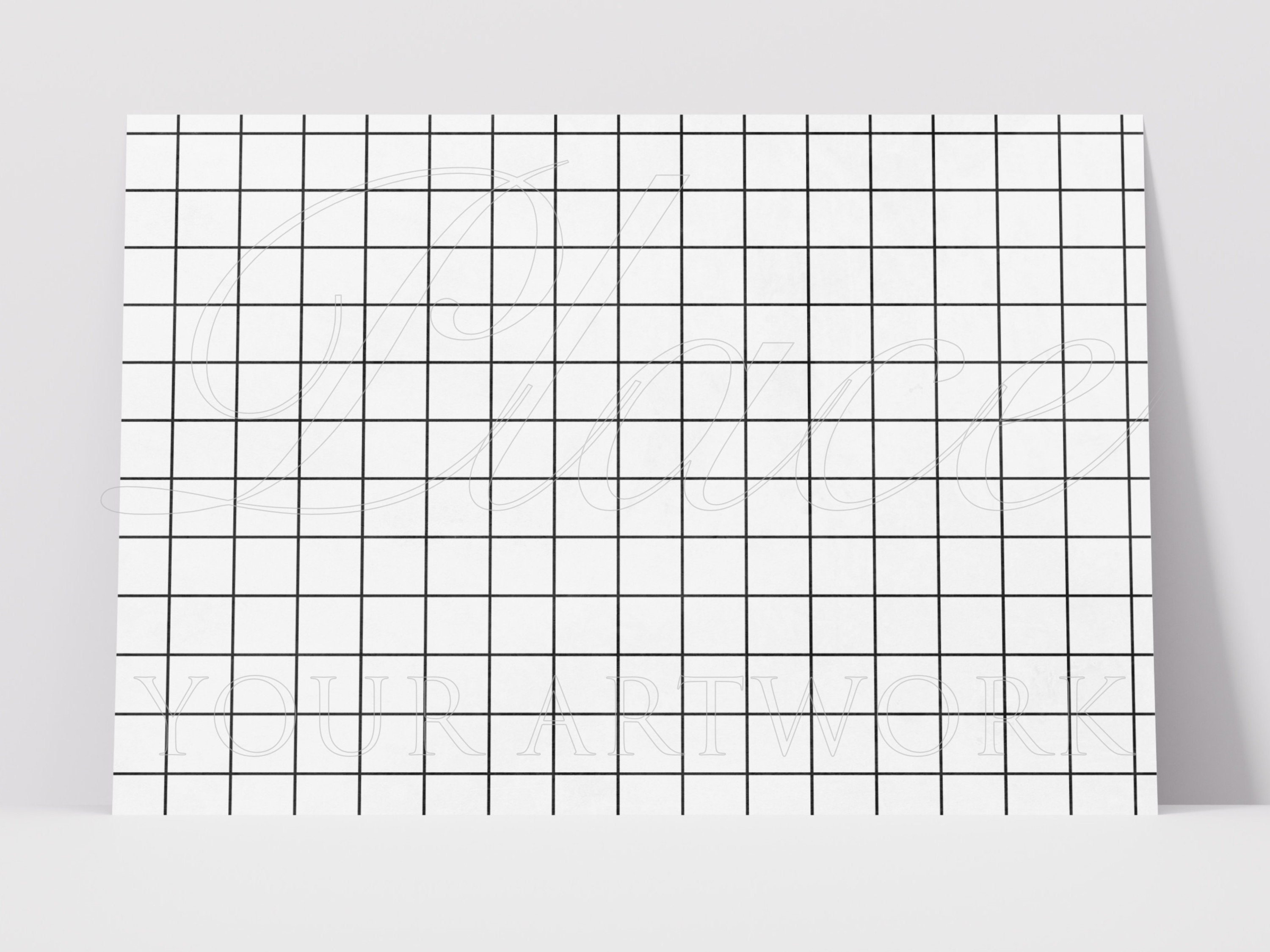 A4 A3 Poster Mockup, 7x5 Simple Poster Display Mockup, Modern ...