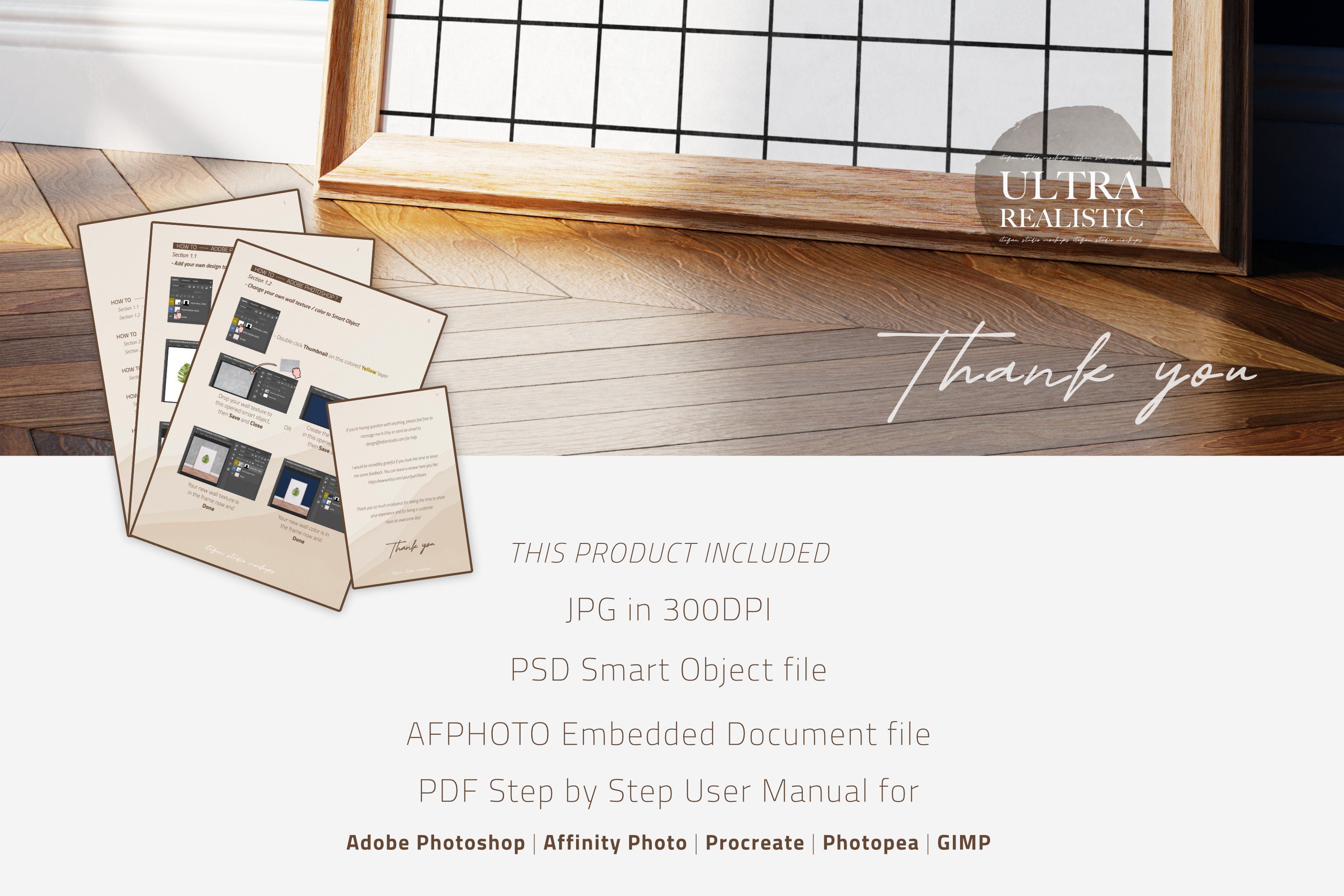 Huge Frame Mockup, ISO Frame Mockup, Golden Frame Mockup, Glass ...