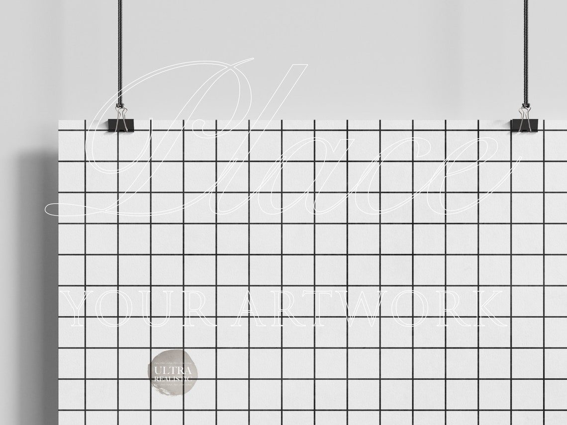 A4, A3 Poster Mockup, 7x5 Minimal Wall Art Display Mockup, Modern ...