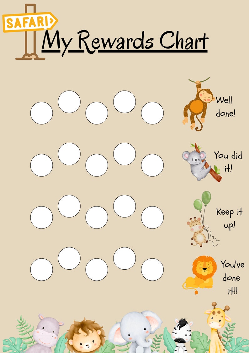 Kids Reward Charts Potty Training Chart Behaviour Chart Reward Chart ...