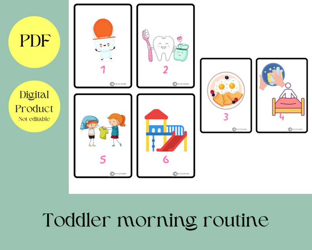 Colourful Toddler Morning Routine | Morning Routine for Toddlers With ...