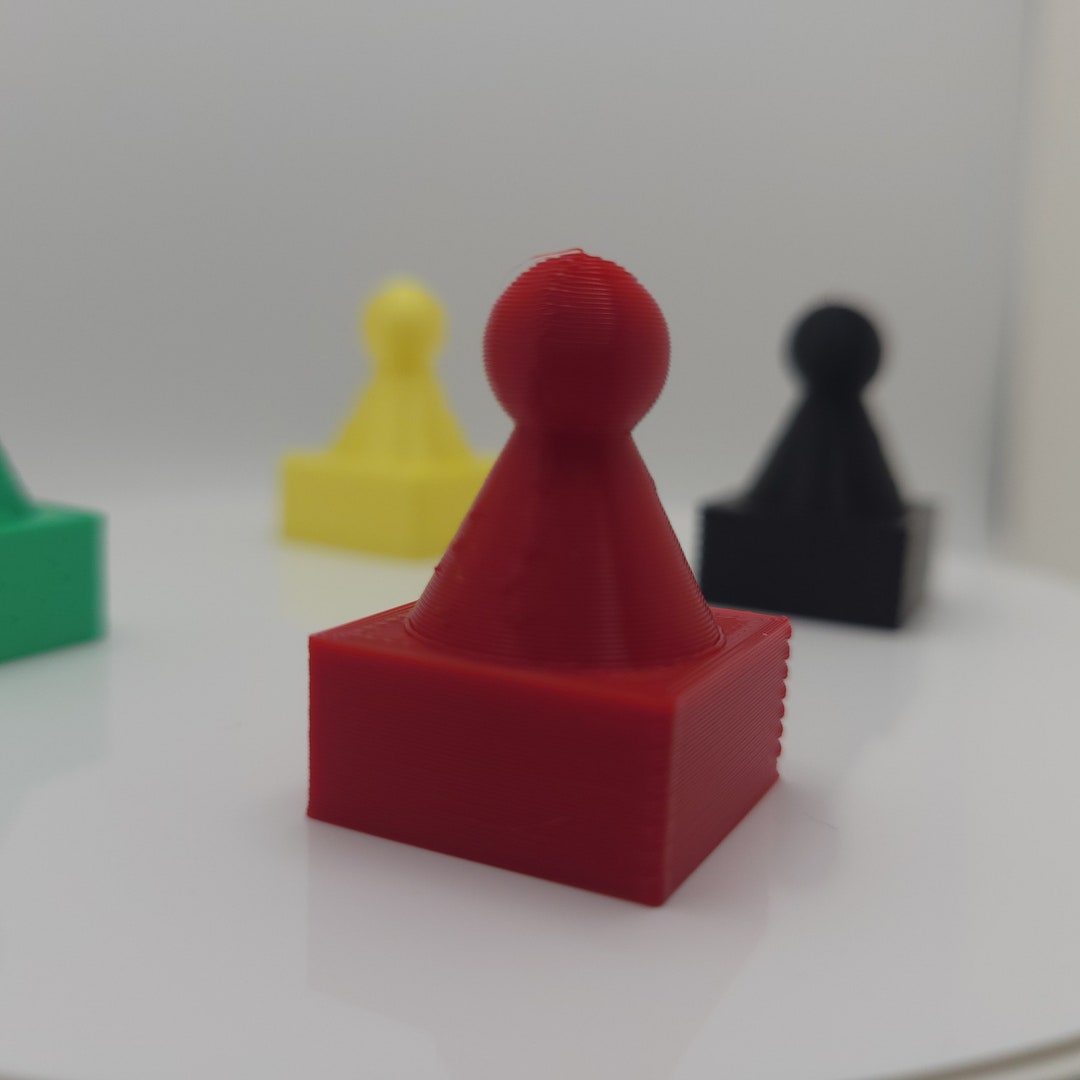 Basic Game Piece Red - Etsy