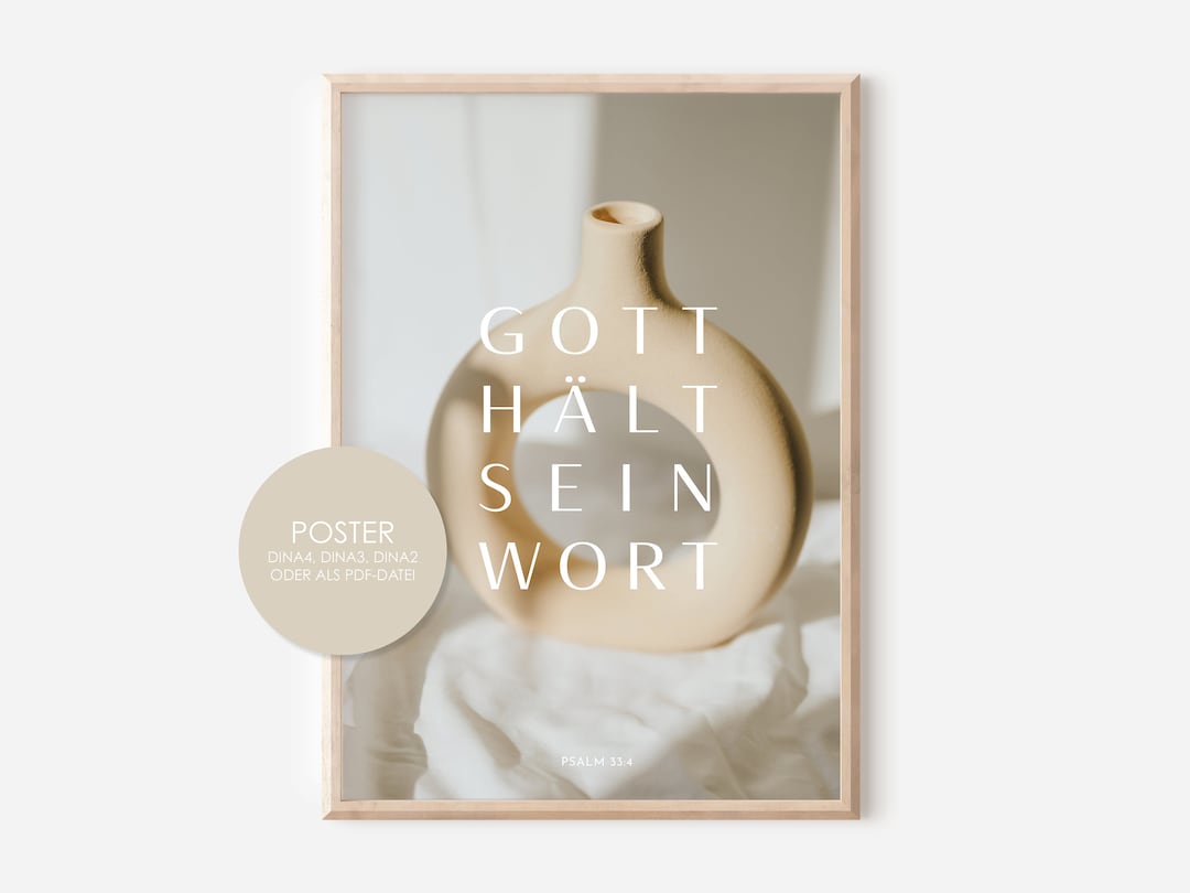 Christian Poster God Keeps His Word A4 Poster A3 Poster Bible - Etsy