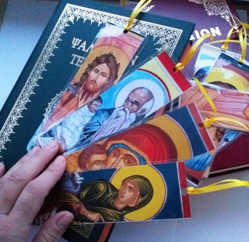 Laminated Orthodox Saints Bookmarks: Christian Icon Set - Etsy