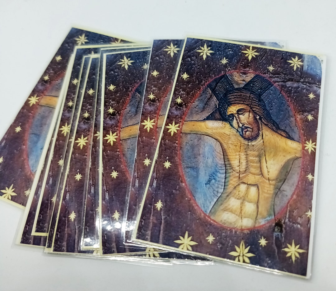 Orthodox Icon Cards: Laminated Greek Easter Prints, Church School ...