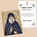 Custom Laminated Orthodox Christian Memorial Card: Pocket Saint Card - Etsy