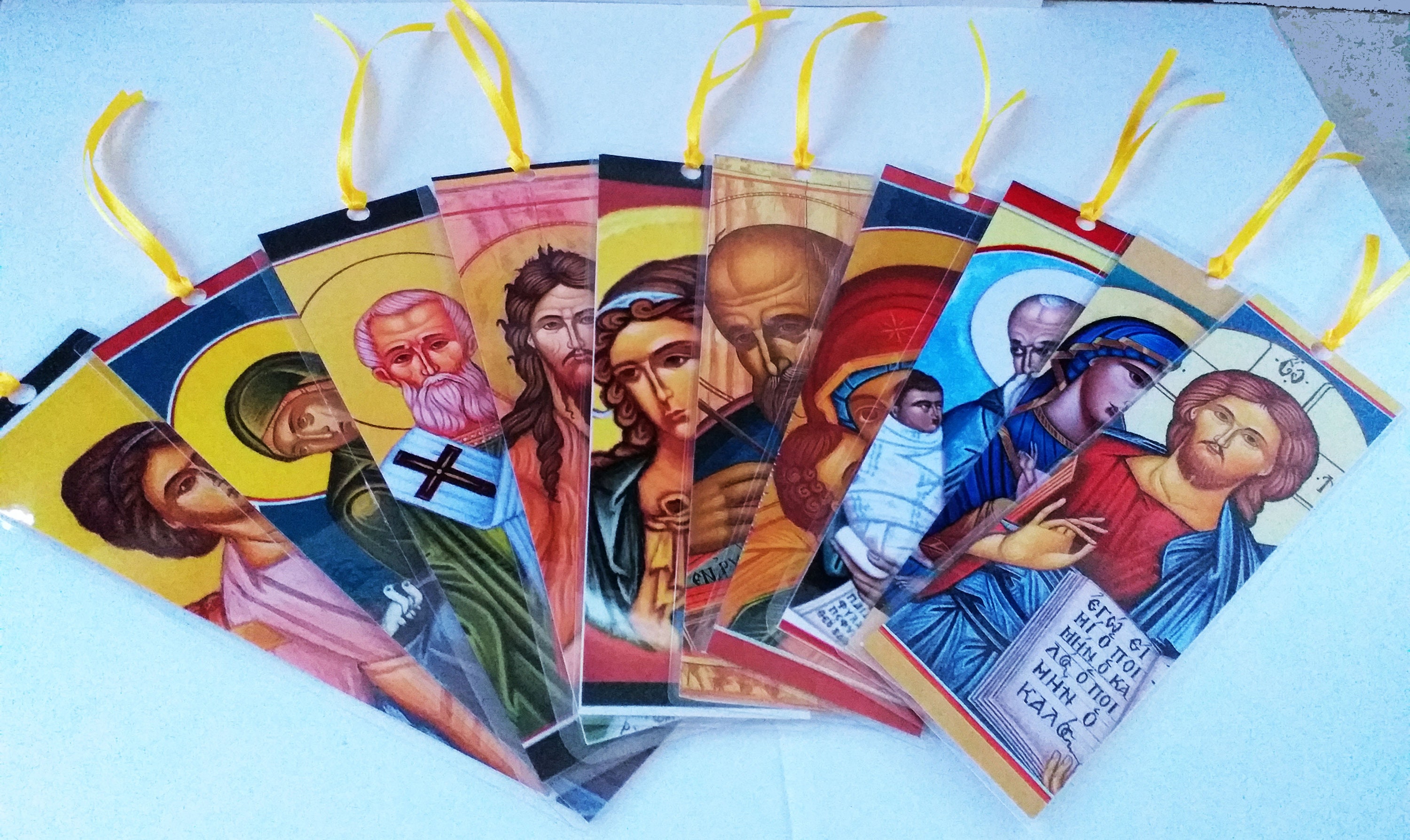 Laminated Orthodox Saints Bookmarks: Christian Icon Set - Etsy