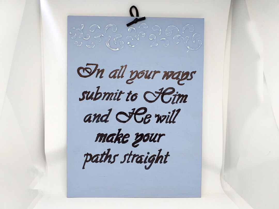 Rustic Christian Quote Wood Sign: Inspirational Religious Decor - Etsy