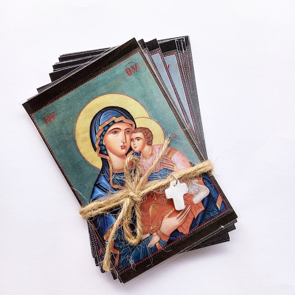 Laminated Icon Prayer Cards - Etsy