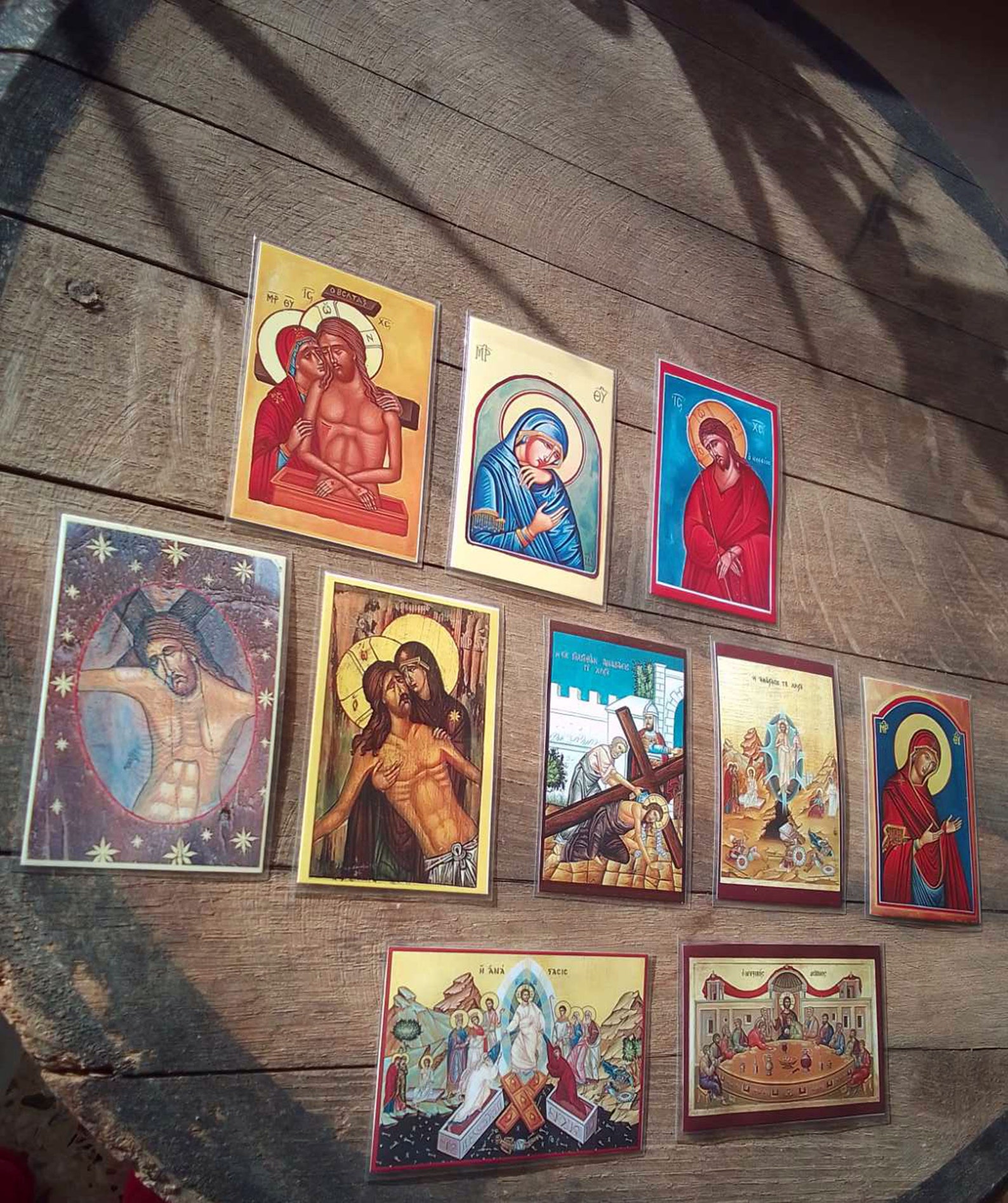 Greek Orthodox Easter Icon Prints: Laminated Prayer Cards, Set of 20 - Etsy