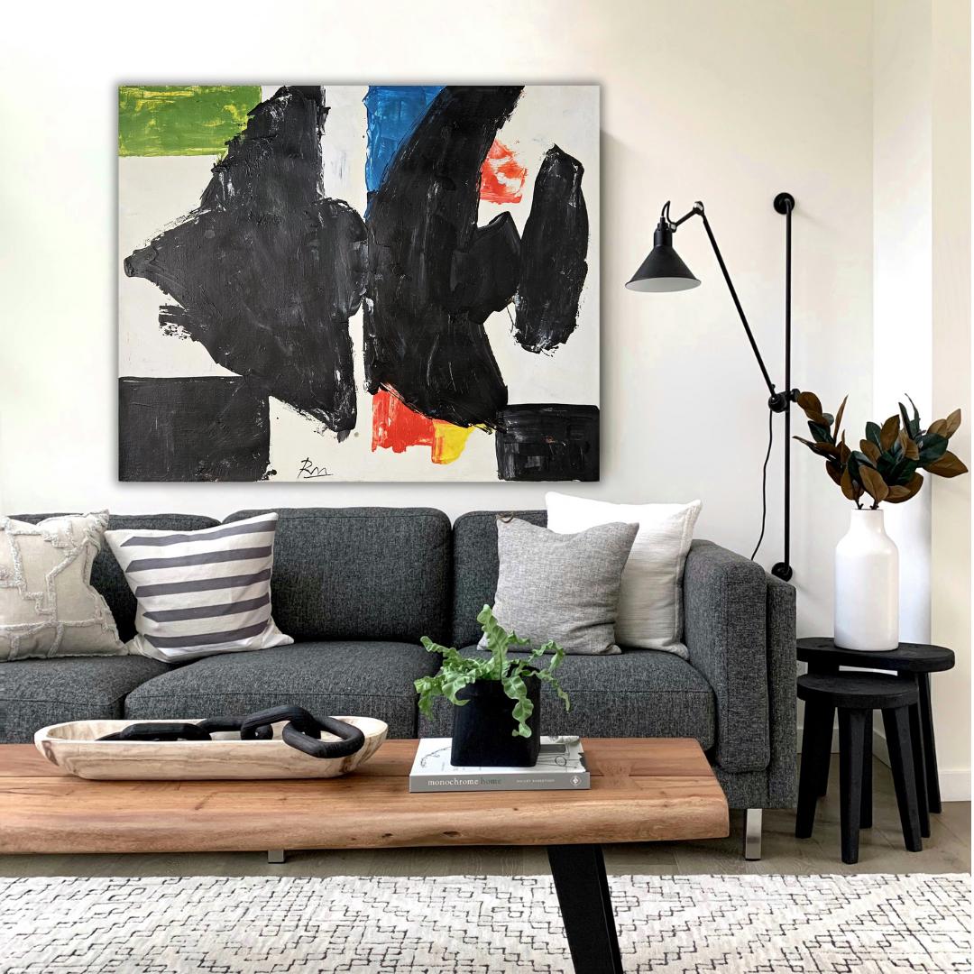 Robert Motherwell Signed Painting Abstract American Art - Etsy