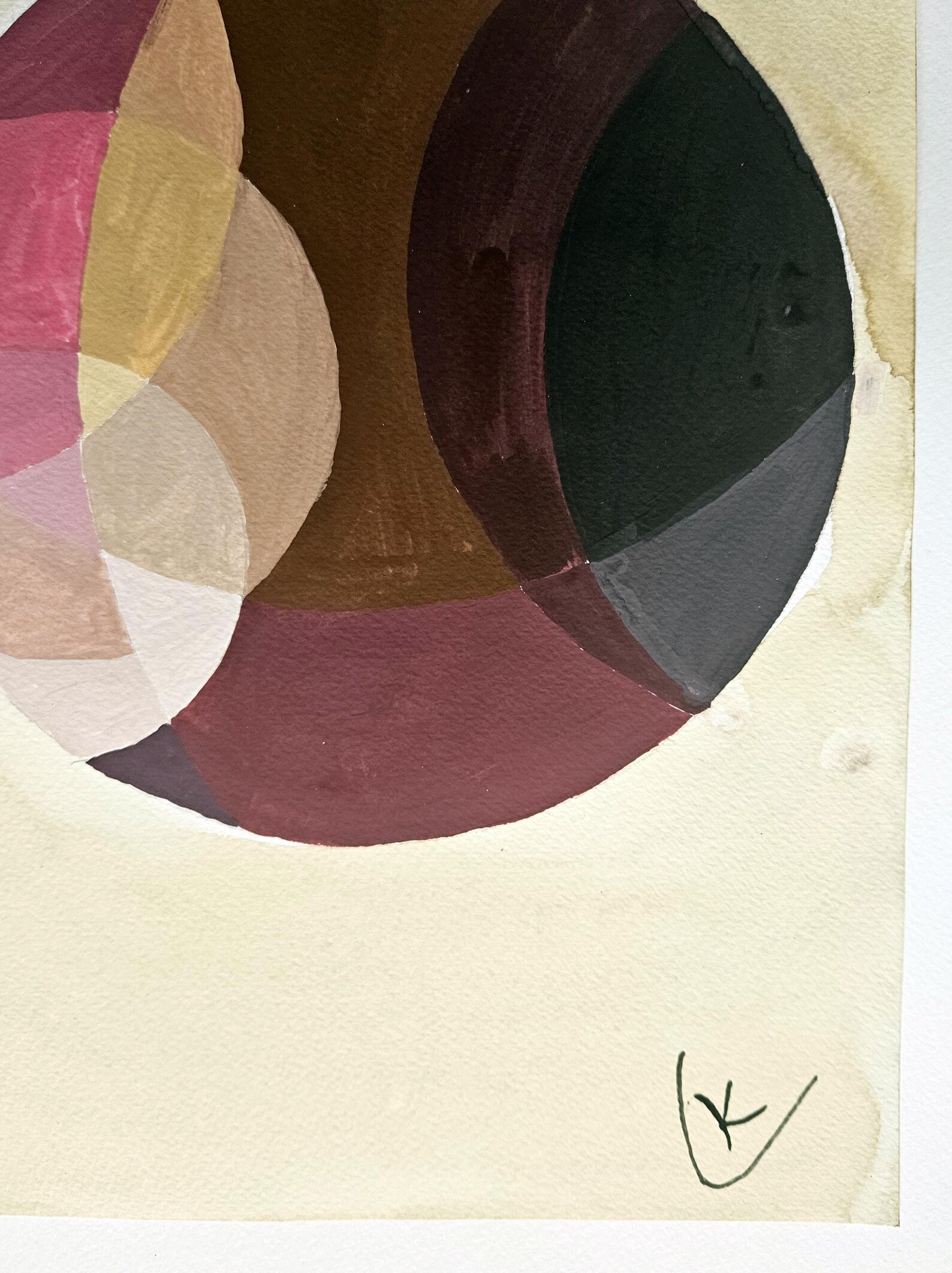 Wassily Kandinsky Signed Vintage Painting Abstract Russian ...