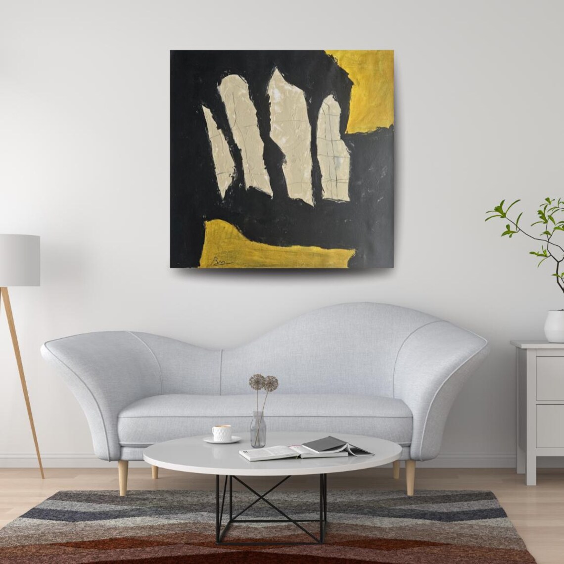 Robert Motherwell Signed Painting Abstract American Art - Etsy