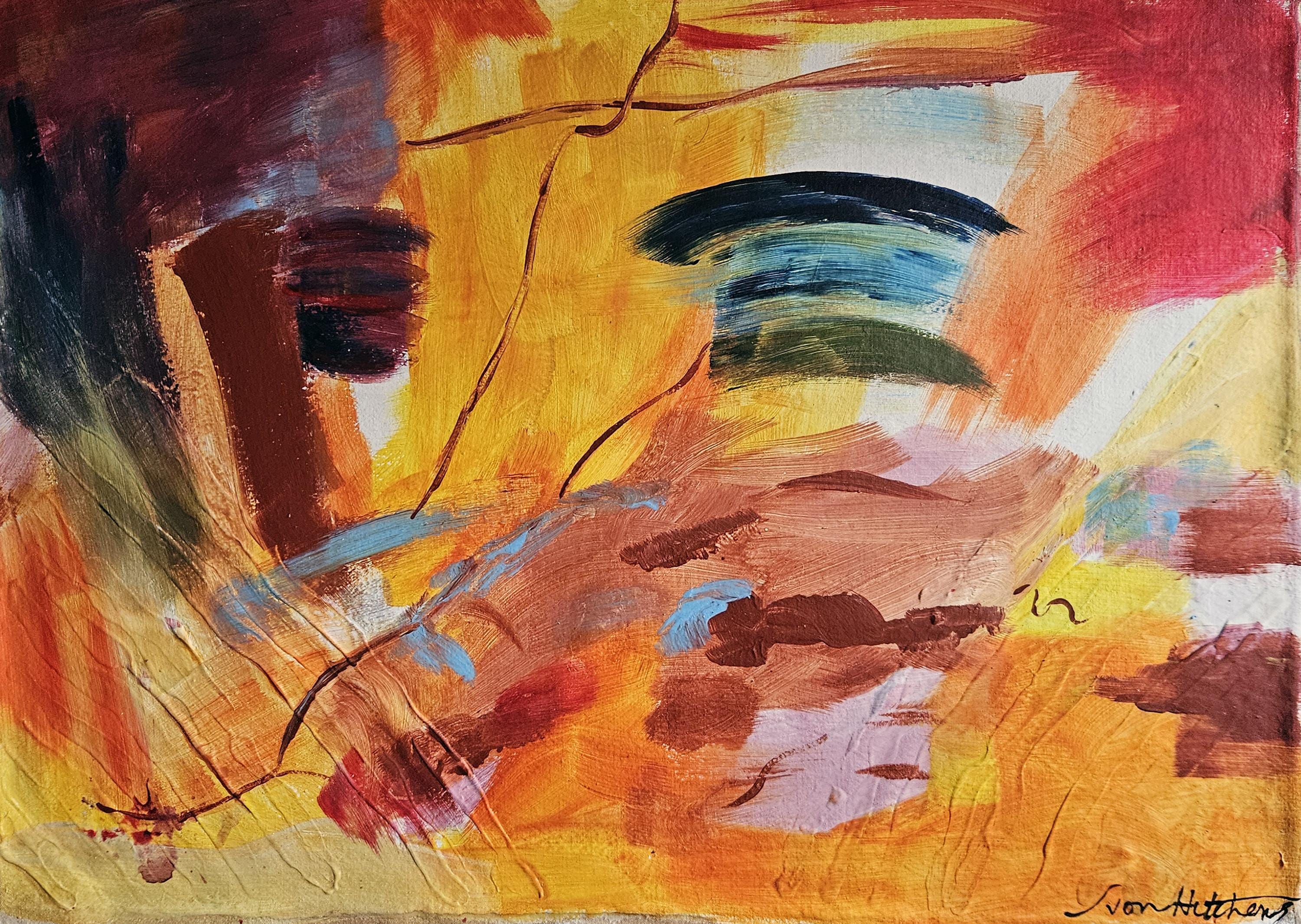 Ivon Hitchens Signed Vintage Painting British Abstract Landscape Art - Etsy