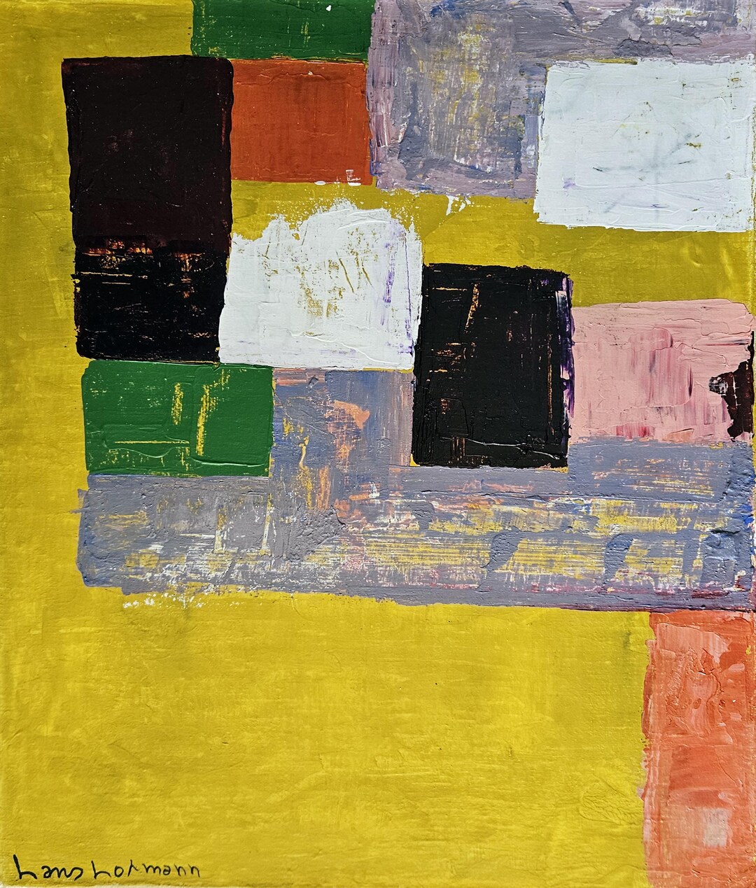 Hans Hofmann Signed Vintage Oil Painting Abstract German Art - Etsy